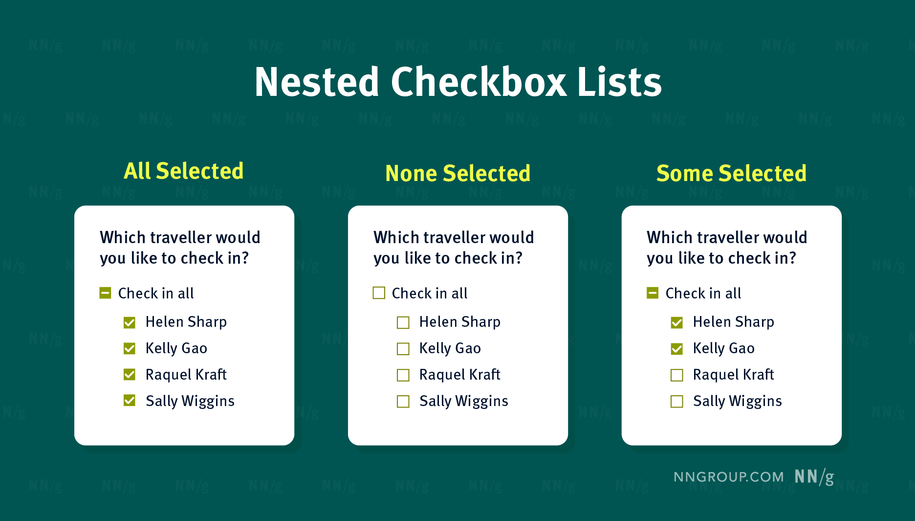 チェックボックス：デザインガイドライン – U-Site